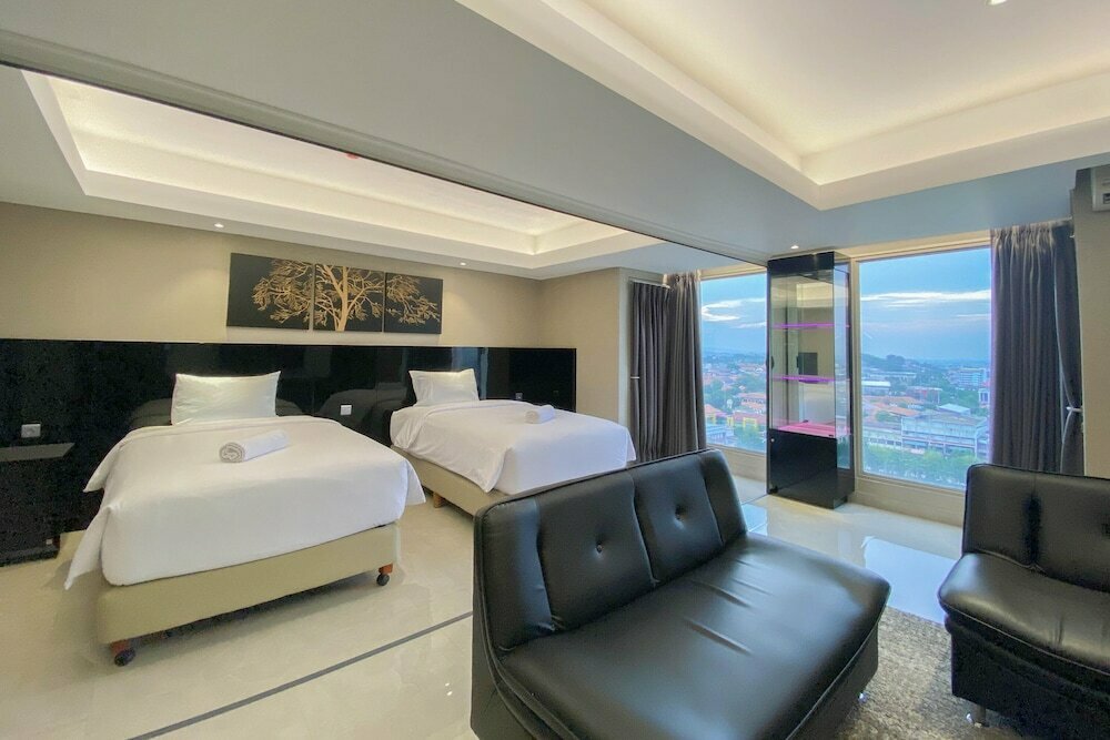 Kısa süreli konaklama New Furnished Studio Room Apartment At Warhol Residences, Semarang, foto