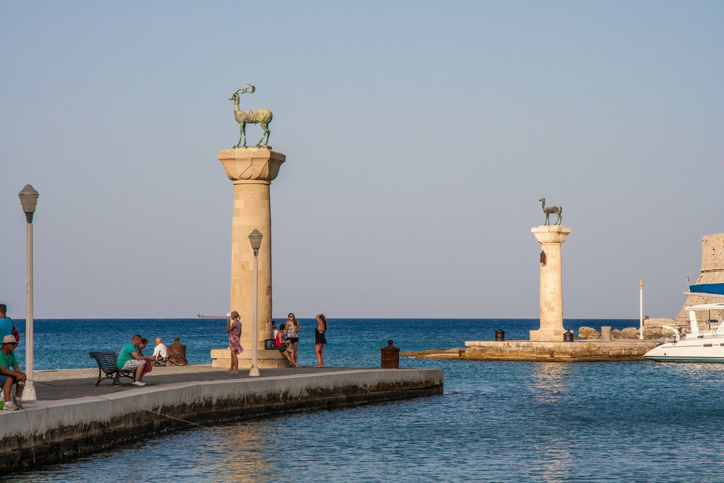 Turistik yerler Колосс Родосский, Dünya, foto