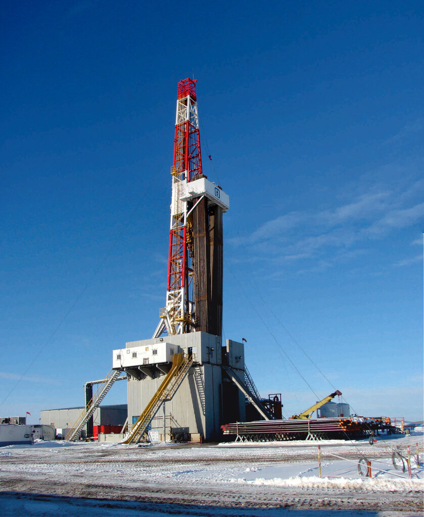 Sondaj çalışmaları Jsc Uralskneftegazgeologia, Batı Kazakistan eyaleti, foto