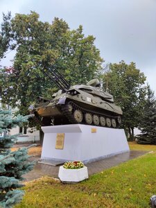 ЗСУ-23-4 Шилка (Moscow Region, Mytischi, Zavodskaya ulitsa), teknoloji anıtı  Mytişçi'den