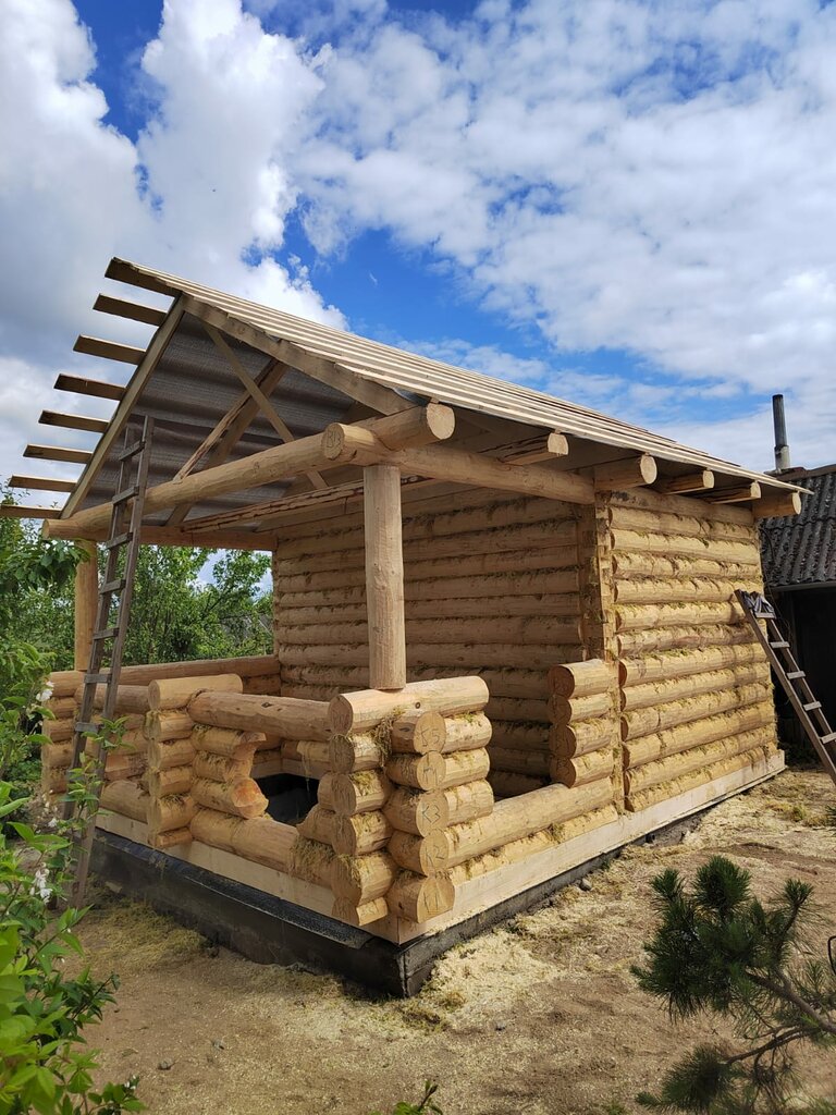 Hamam ve sauna inşaatı Срубы для бани и дома, Demidov, foto