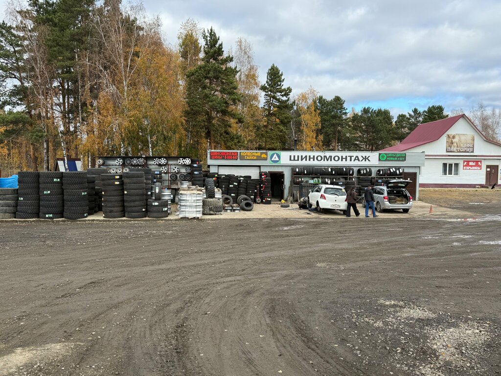 Oto lastik tamiri Шиномонтаж, İrkutskaya oblastı, foto