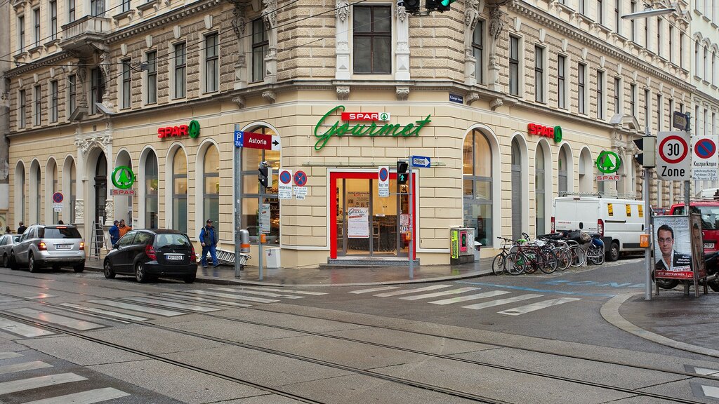 Süpermarket Spar Gourmet, Viyana, foto