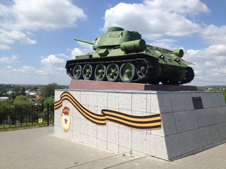 Teknoloji anıtı Танк Т-34-85, Mihaylov, foto