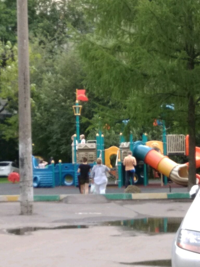 Oyun alanı Children's playground, Moskova, foto