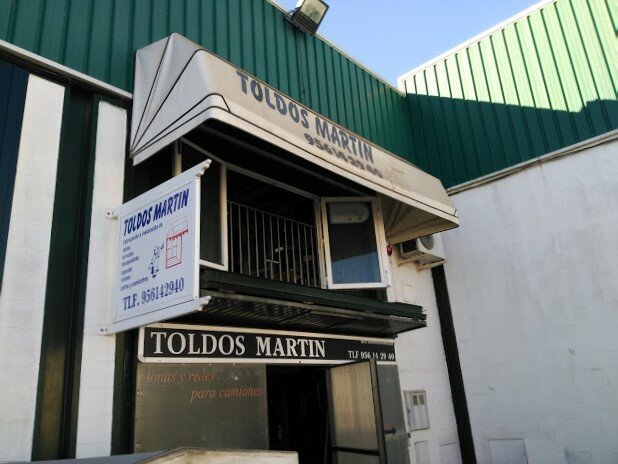 Çerçeve ve çadır yapıları Toldos Martín, Jerez de la Frontera, foto