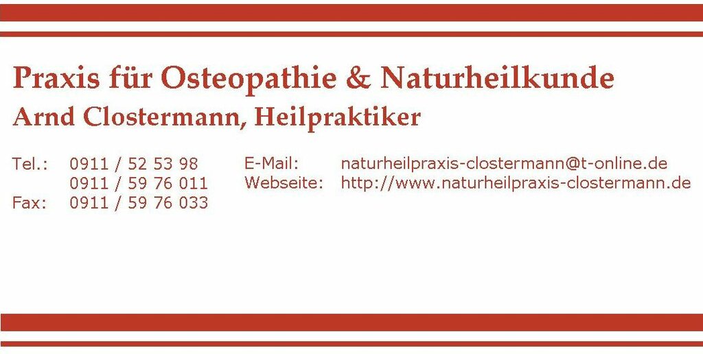 Alternatif tıp merkezleri Clostermann Arnd und Kollegen, Nurnberg, foto