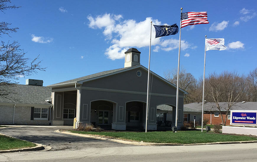 Huzurevi, bakımevi Edgewater Woods, İndiana Eyaleti, foto