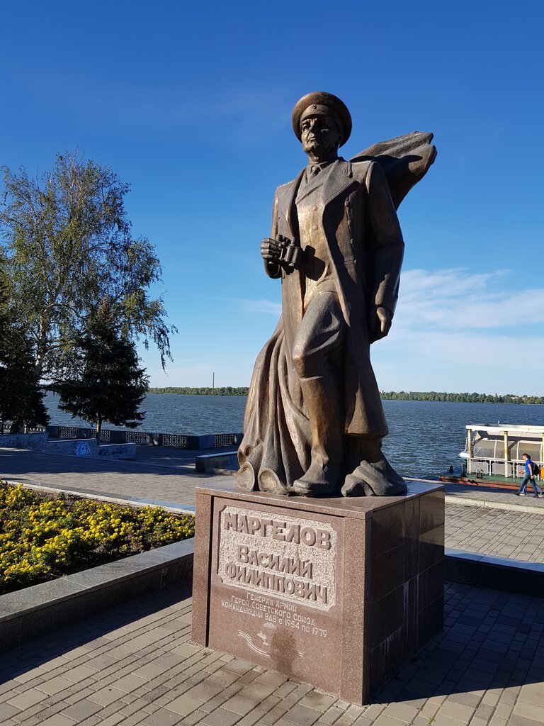 Anıt, heykel В.Ф. Маргелов, Dnepropetrovsk, foto