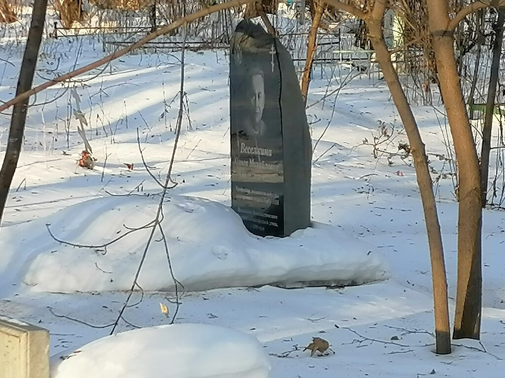 Ünlü kişilerin mezarları Могила Веселкиной О.М., Yekaterinburg, foto