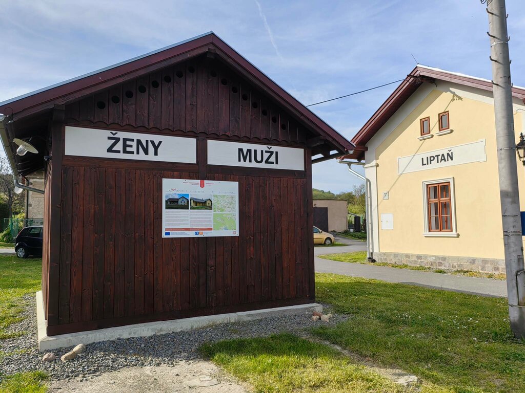 Tren istasyonu Liptaň, Moravya‑Silezya Bölgesi, foto