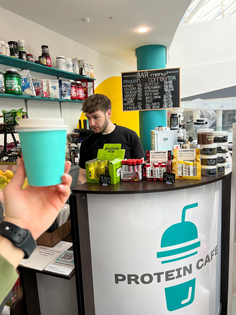 Spor beslenme Protein Cafe, Moskova, foto