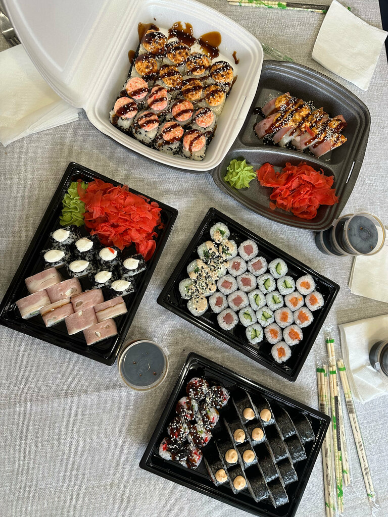 Suşi restoranı Sushi ostrov, Belgorodskaya oblastı, foto