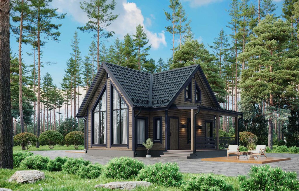 Yazlık ev inşaatı Stroi-tochka, Saint‑Petersburg, foto