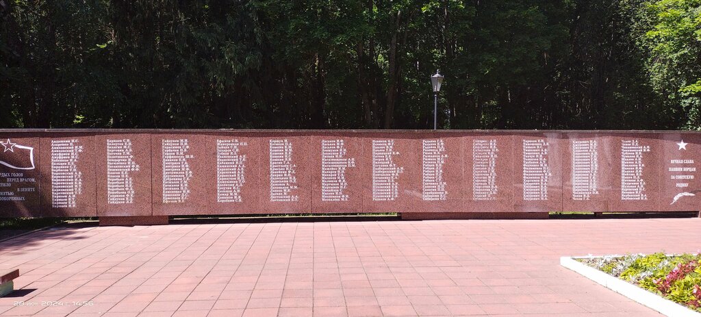 Anıt, heykel Мемориал Великой Отечественной войны, Gorki, foto