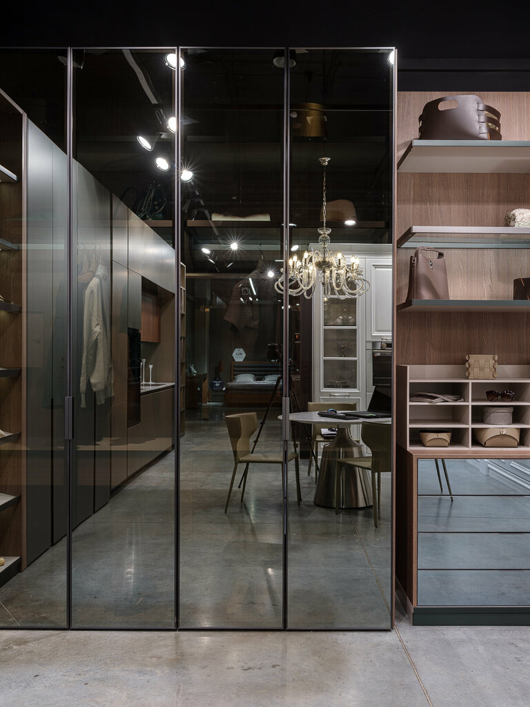 Bölme sistemleri Interior glass design, Moskova, foto