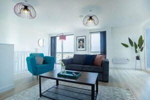 Penthouse Pboro High St Park Gym Cinema (England, City of Peterborough, Broadway), otel  Peterborough'dan
