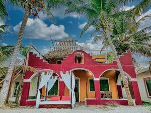 Beachfront Apartment Hacienda del Cuyo (Yucatán, Cuyo), otel  Yucatan Eyaleti'nden