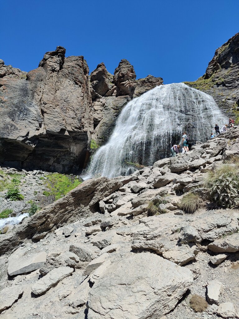 Şelale Devich'i kosy Waterfall, Adıge Cumhuriyeti, foto