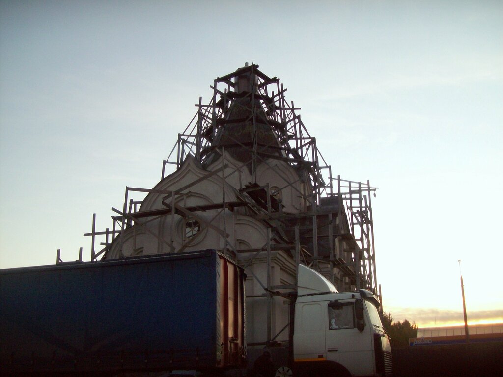 Şapel, haç anıtı Часовня Николая Чудотворца, Vologodskaya oblastı, foto