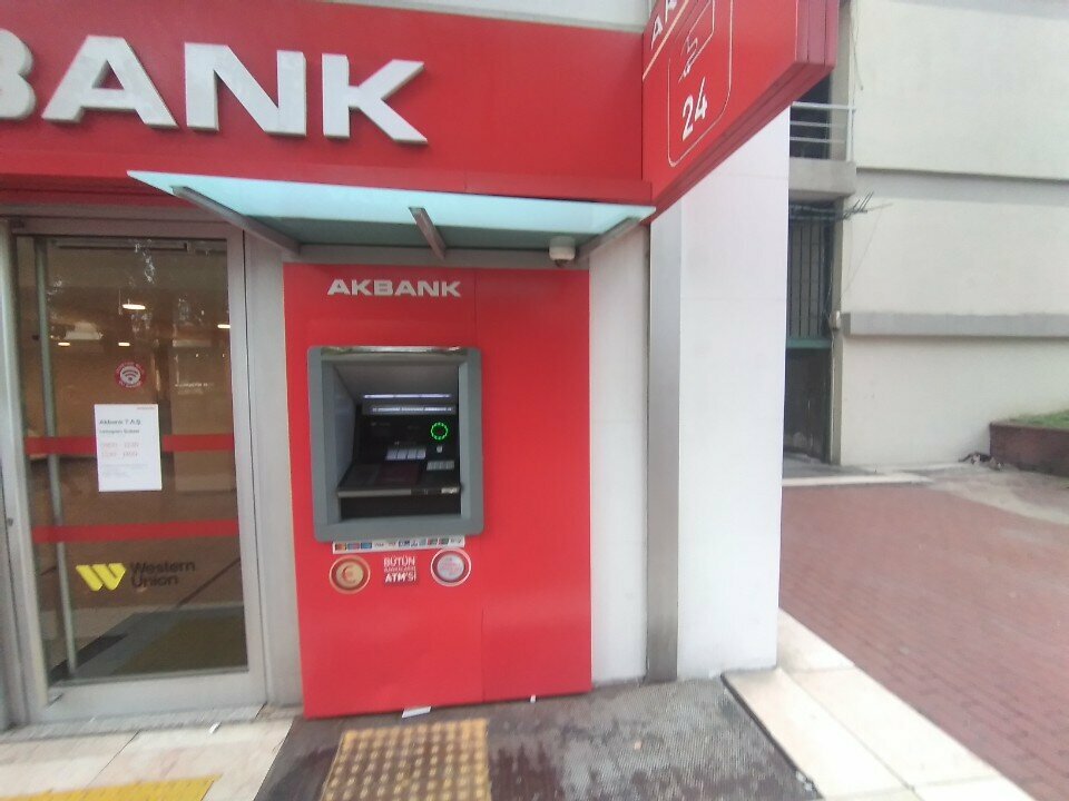 ATM'ler Akbank ATM, İstanbul, foto