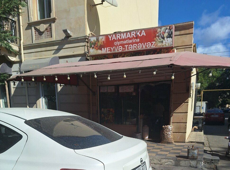 Manavlar Yarmarka Qiymətlərinə Meyvə Tərəvəz, Bakü, foto