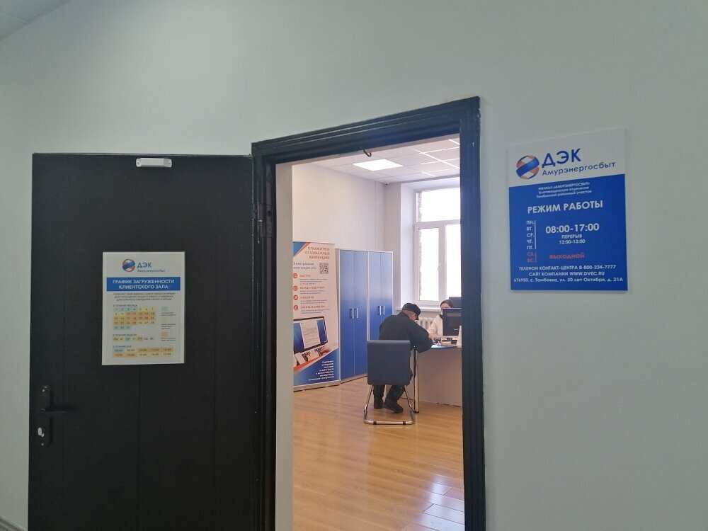 Enerji kurumları Дэк Амурэнергосбыт, Amursk Bölgesi, foto