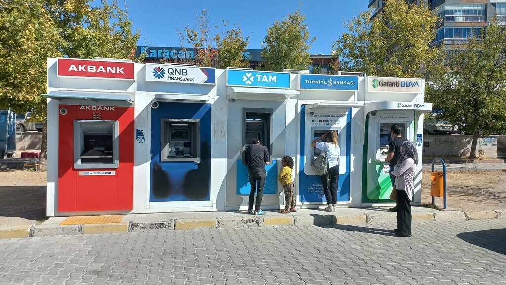 ATM'ler Akbank ATM, Ankara, foto