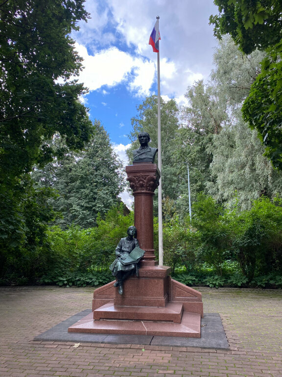Anıt, heykel К.К. Грот, Saint‑Petersburg, foto