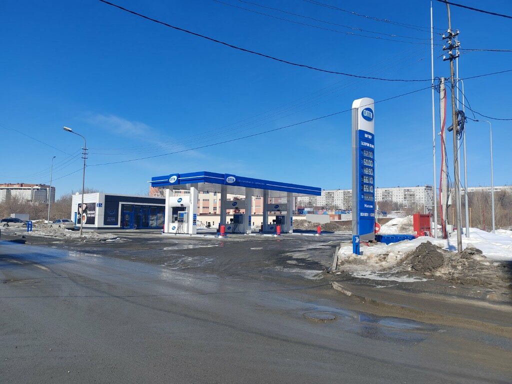Benzin istasyonu Опти, Novosibirsk, foto