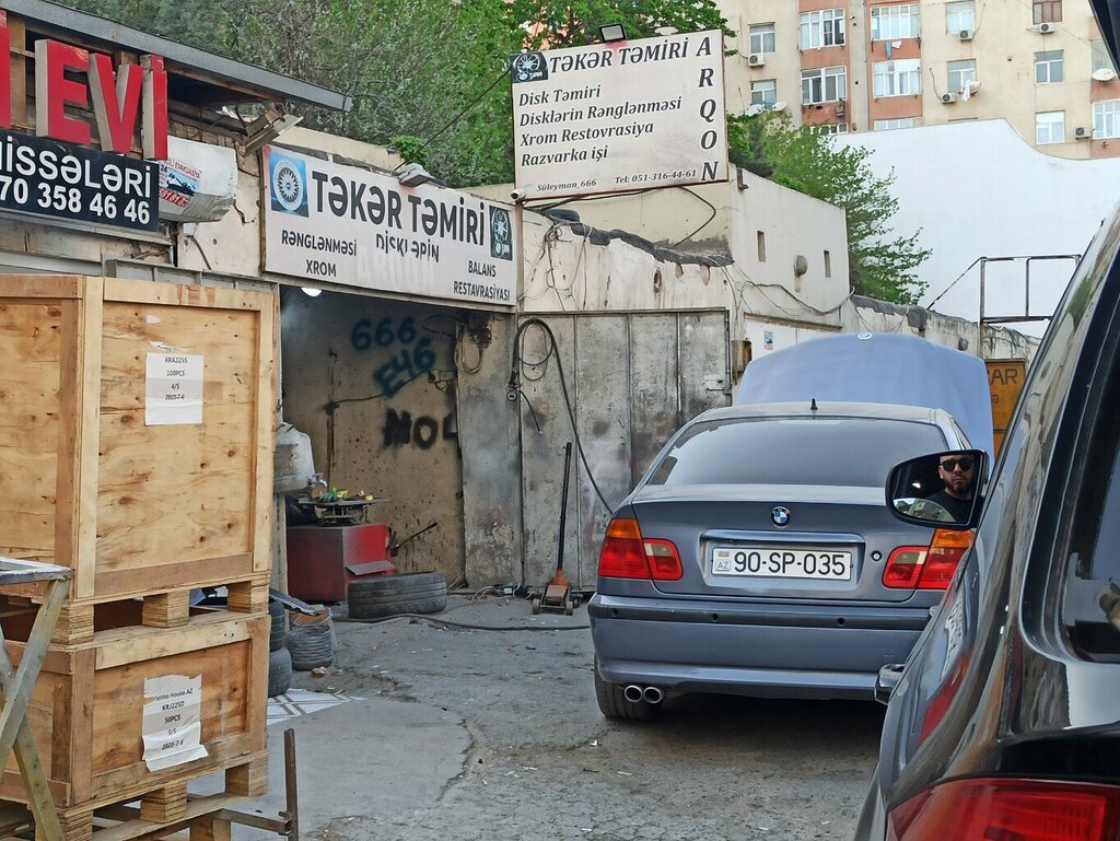 Oto lastik tamiri Təkər Təmiri, Bakü, foto