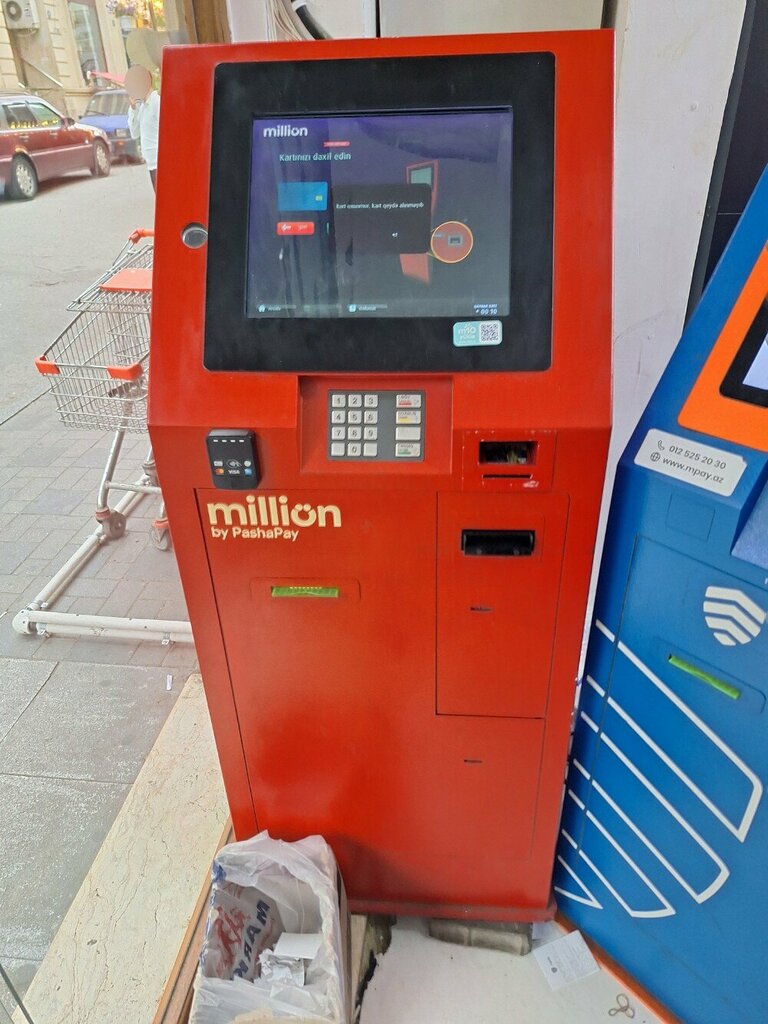 Ödeme terminali Millön, Bakü, foto