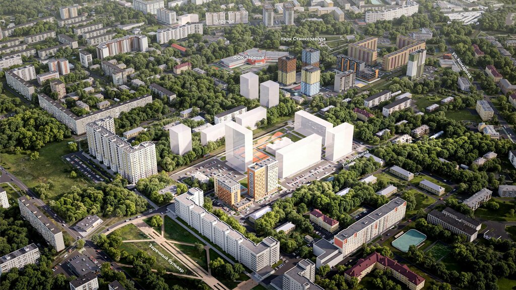 Konut blokları Квартал Заречный, Nijni Novgorod, foto