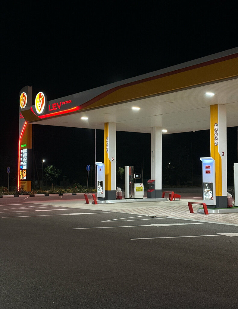 Benzin istasyonu Lev Petrol, Stavropolski krayı, foto