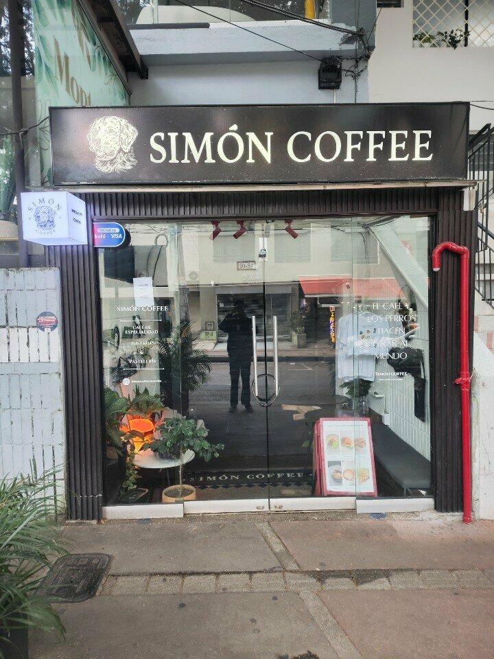 Kahve dükkanları Simon Coffee, Medellin, foto