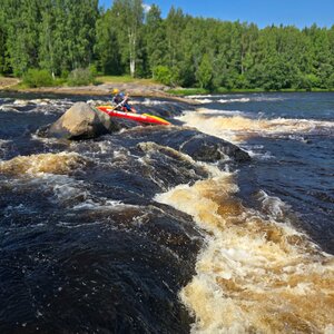 Big Tolly's Threshold (Republic of Karelia, Shuya River), şelale  Karelya Cumhuriyeti'nden