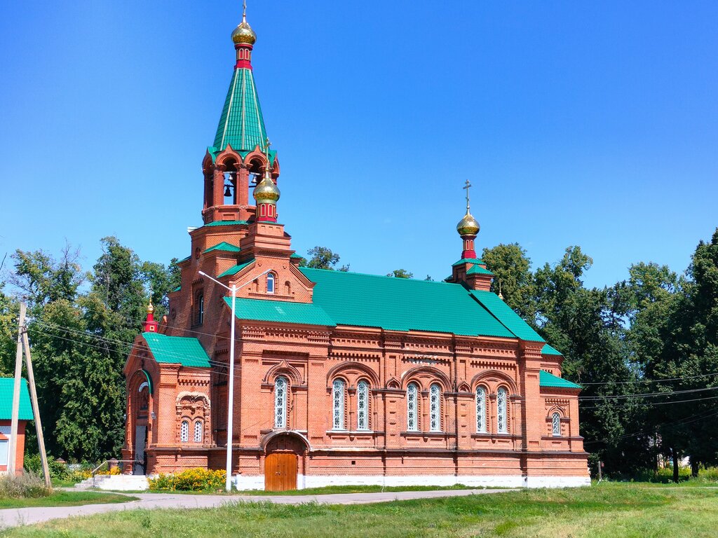Ortodoks kiliseleri Mitrofanovsky khram, Voronejskaya oblastı, foto