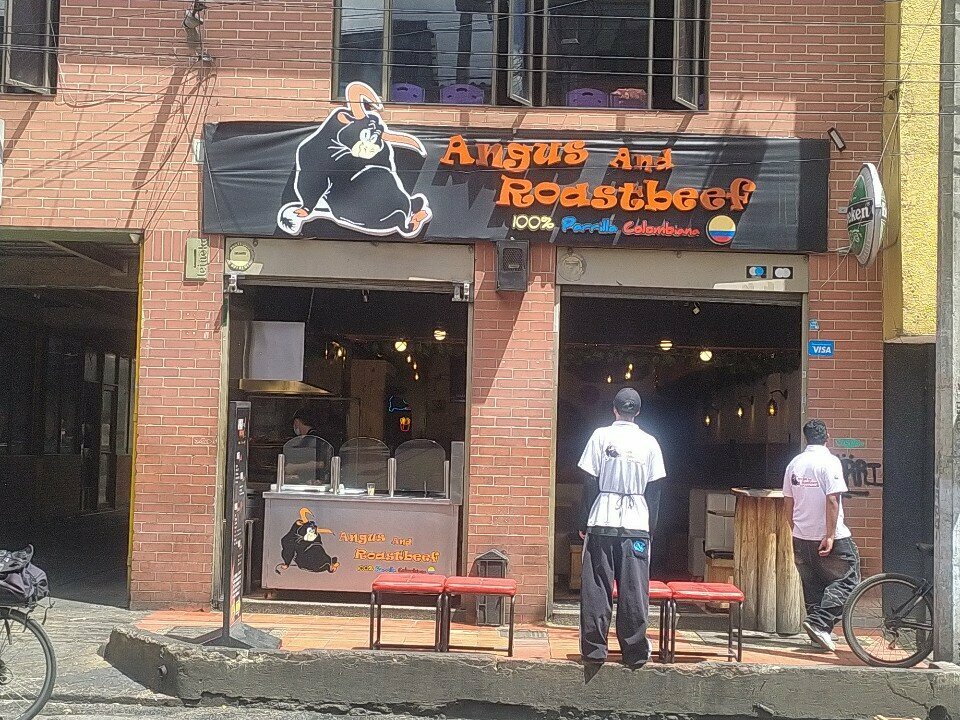 Kafe Angus anda roastbeef, Bogota, foto