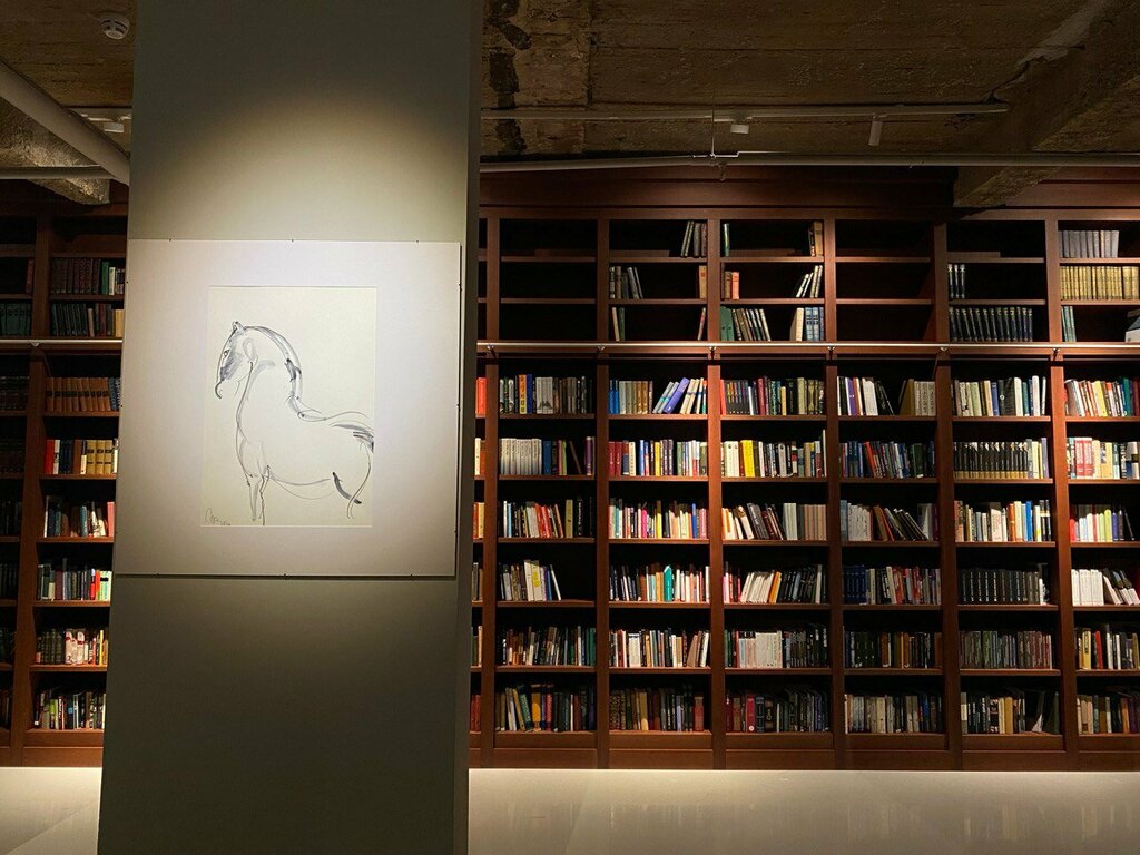 Kütüphaneler Des Esseintes Library, Moskova, foto