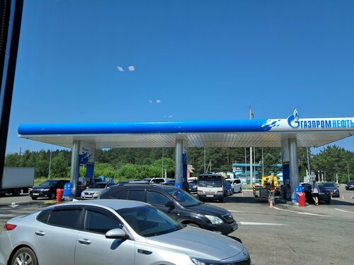 Benzin istasyonu Gazpromneft, Altayski krayı, foto