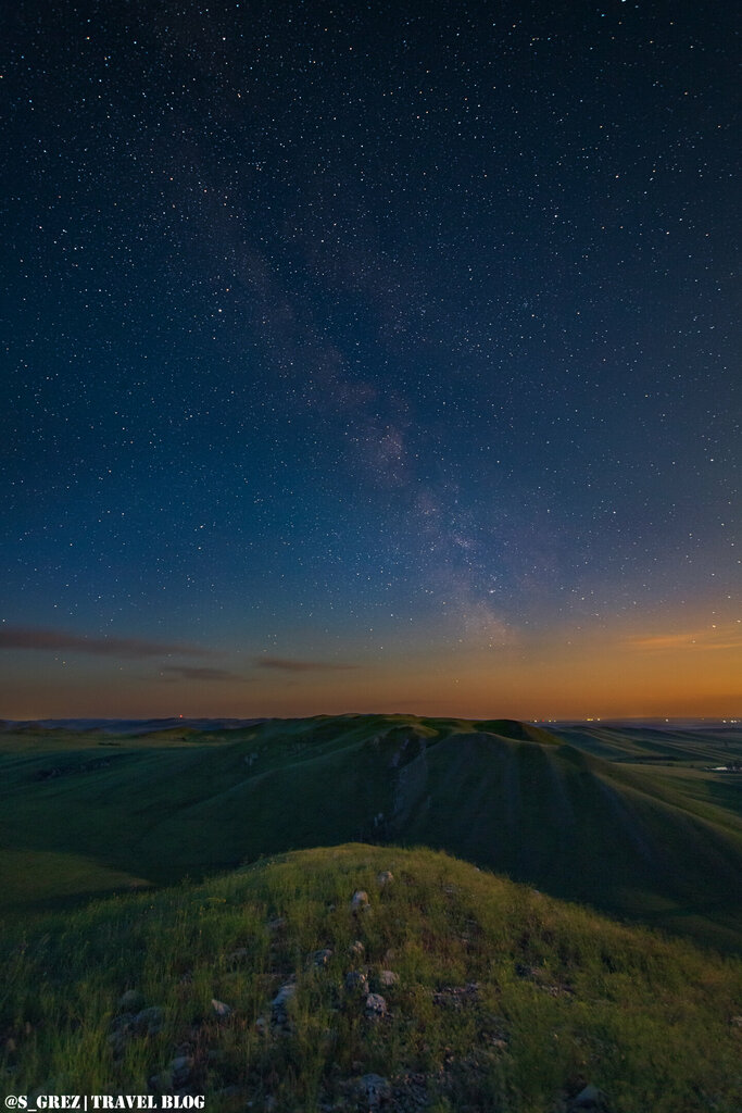 Dağ zirvesi Гора Провальная, Orenburgskaya oblastı, foto