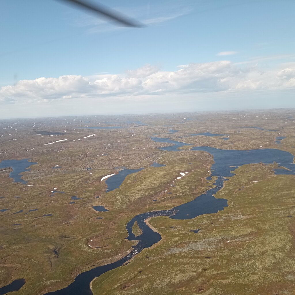 Helikopter pisti вертолётная площадка Харловка, Murmanskaya oblastı, foto