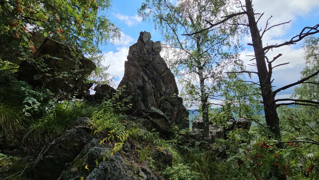 Dağ zirvesi Скала, Sverdlovskaya oblastı, foto