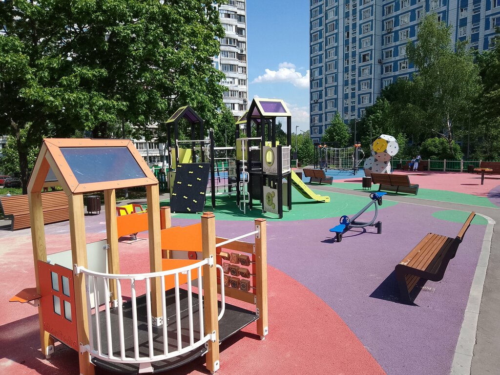 Oyun alanı Детская площадка, Moskova, foto