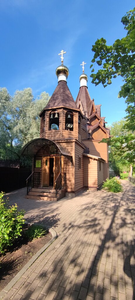 Ortodoks kiliseleri Znamenskii hram pos. Goluboe, Moskova ve Moskovskaya oblastı, foto