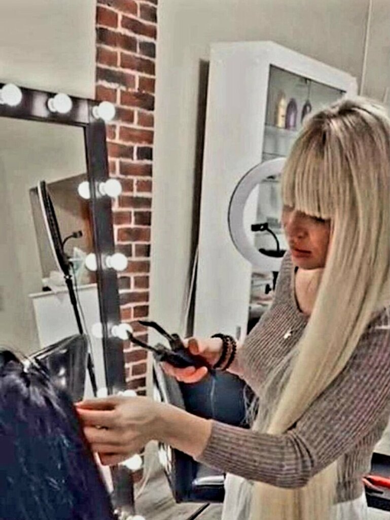 Saç uzatma Наращивание волос, Moskova, foto