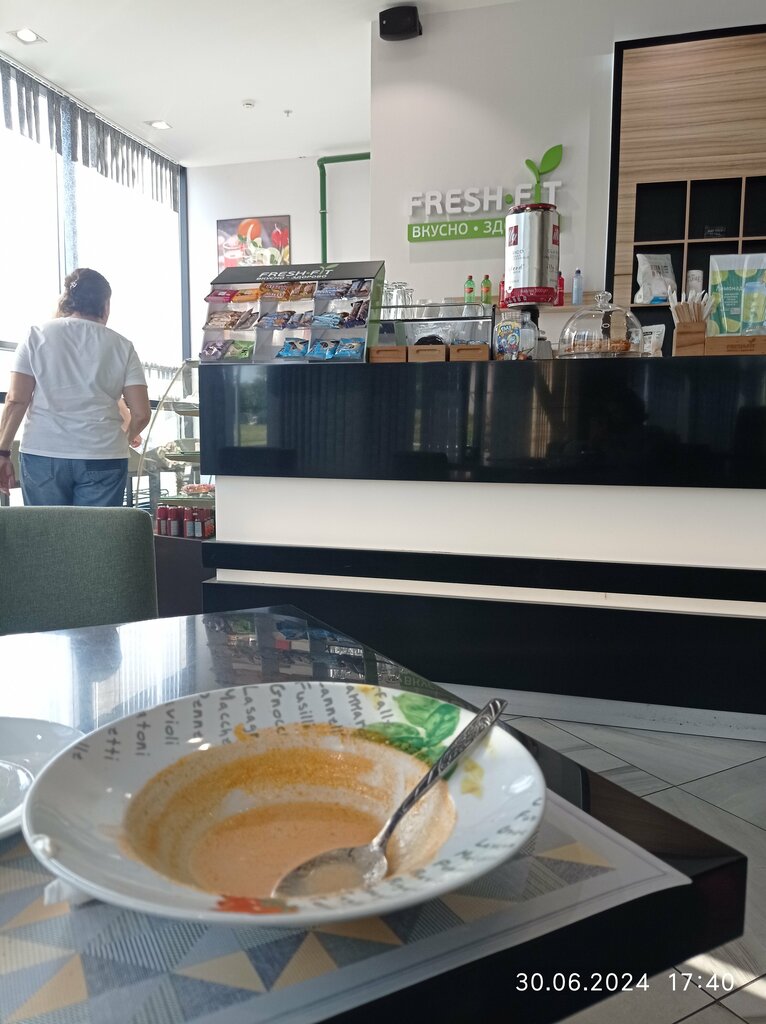 Kafe Fresh fit, Moskova, foto