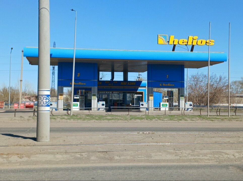 Benzin istasyonu Helios, Pavlodar, foto
