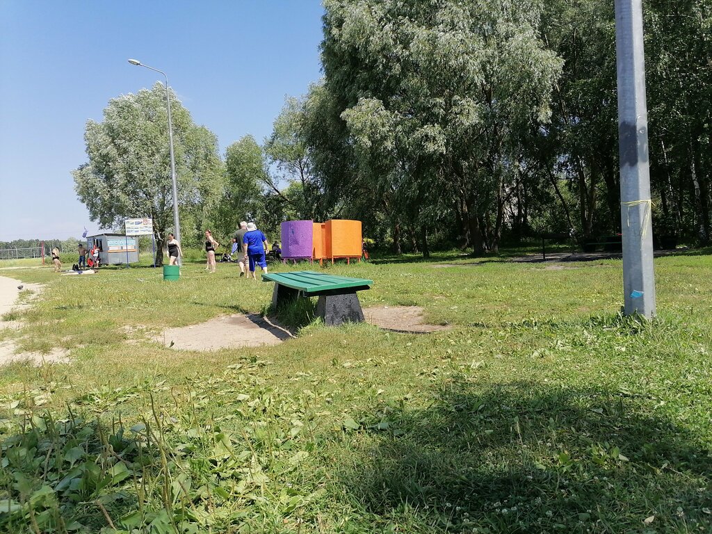 Plaj Пляжная раздевалка, Moskova ve Moskovskaya oblastı, foto