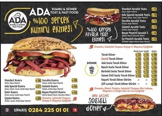 Fast food Ada Kumru, Edirne, foto